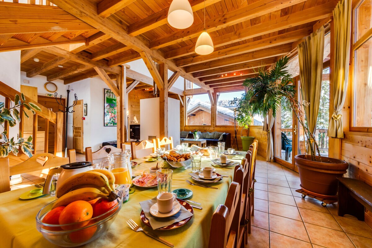 Semi-detached chalet Chalet Johmarons, 4 bedrooms 5 rooms + cabin, LES ...