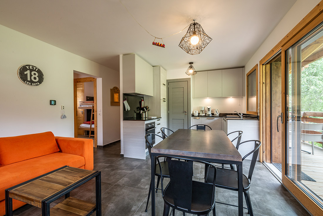 Appartement Maroussia C2, 2 chambres 3 pièces + cabine, LES GETS.